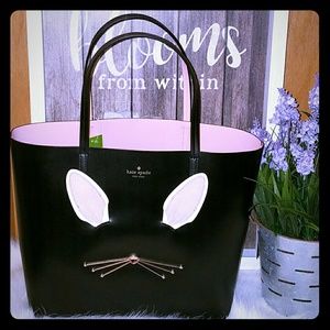 kate spade | Bags | Kate Spade Bunny Rabbit Little Len Tote Bag Last ...